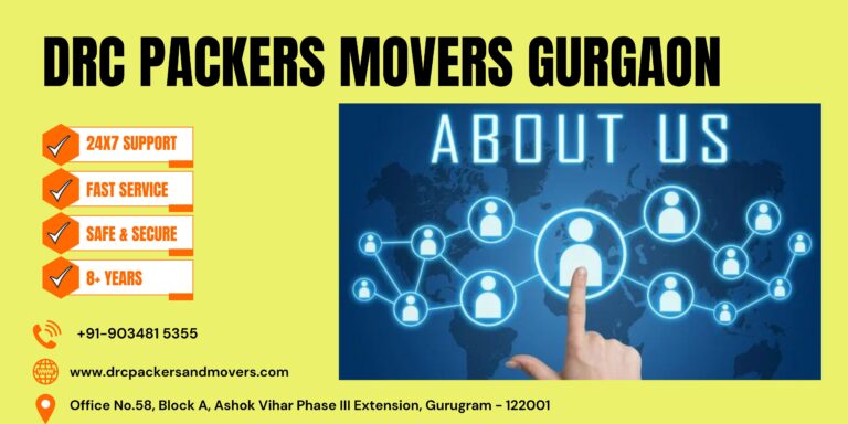 About Us - DRC Cargo Packers and Movers In Gurgaon